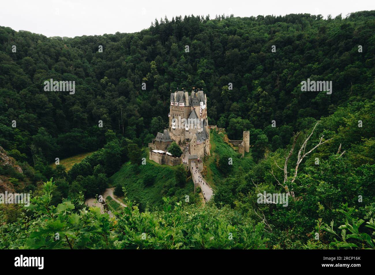 Wierschem, GERMANY - 15.07.23: View of Historical the Burg Eltz. Castle ...