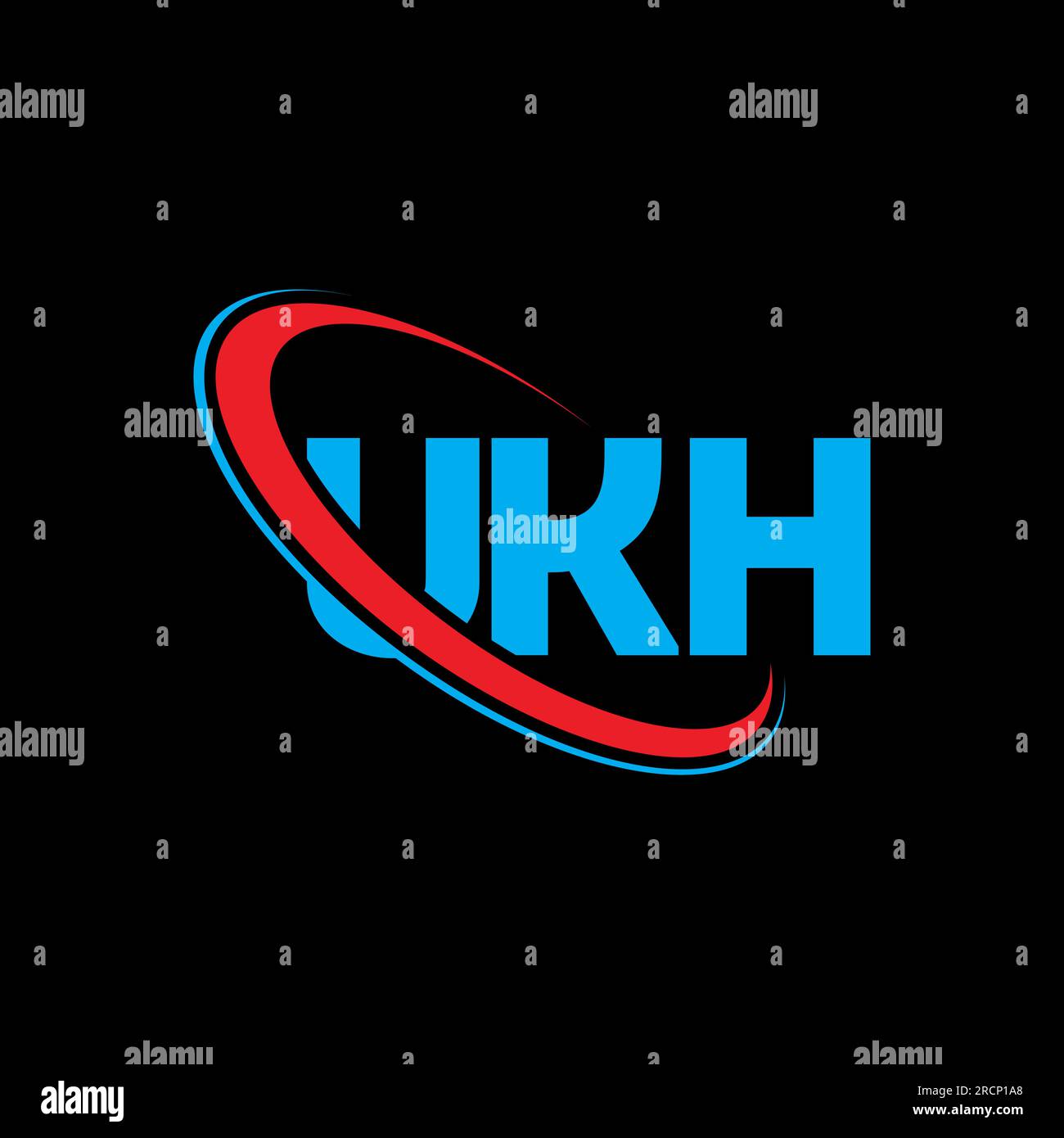 UKH logo. UKH letter. UKH letter logo design. Initials UKH logo linked ...