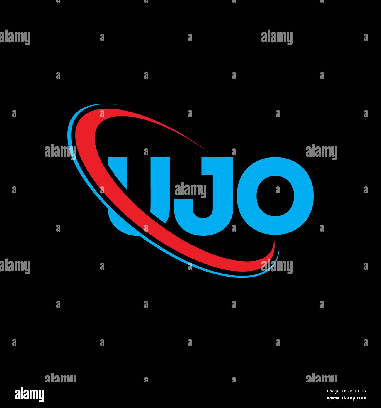 UJO logo. UJO letter. UJO letter logo design. Initials UJO logo linked ...