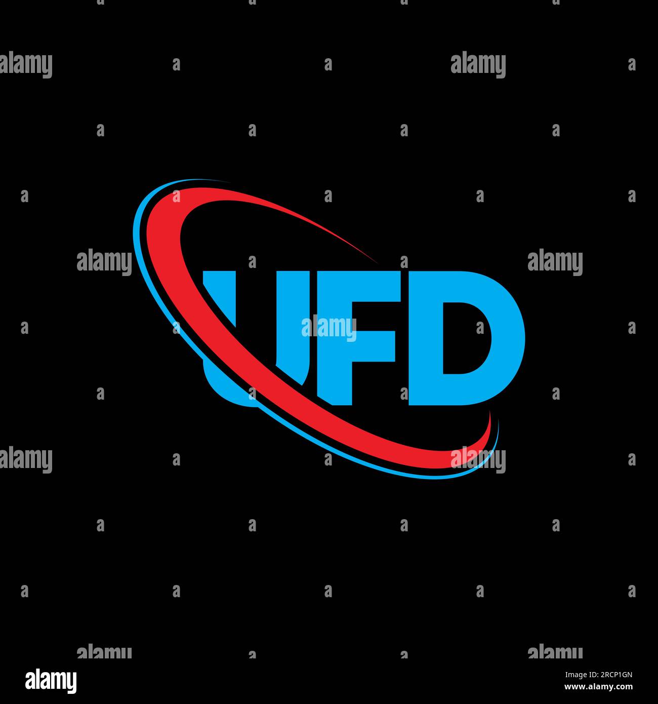 UFD logo. UFD letter. UFD letter logo design. Initials UFD logo linked ...