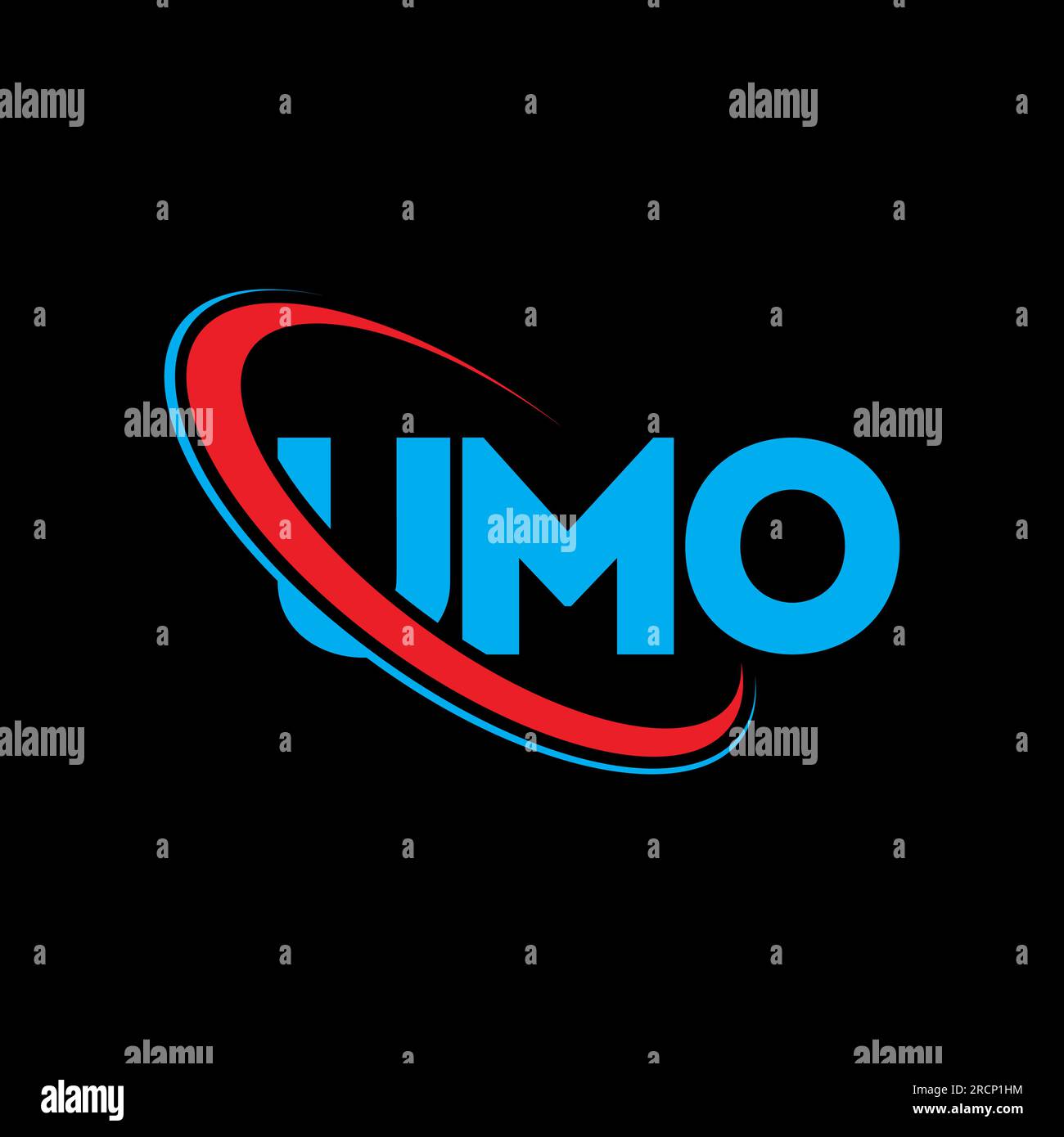 UMO logo. UMO letter. UMO letter logo design. Initials UMO logo linked with circle and uppercase ...