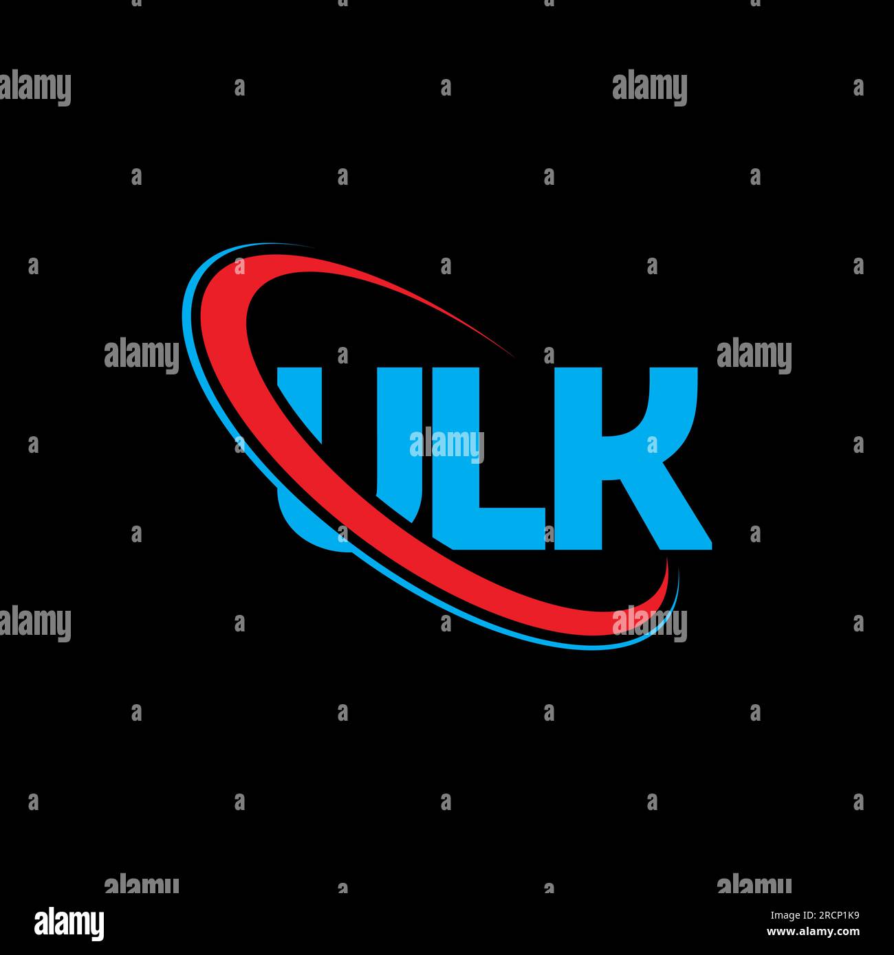 ULK logo. ULK letter. ULK letter logo design. Initials ULK logo linked ...