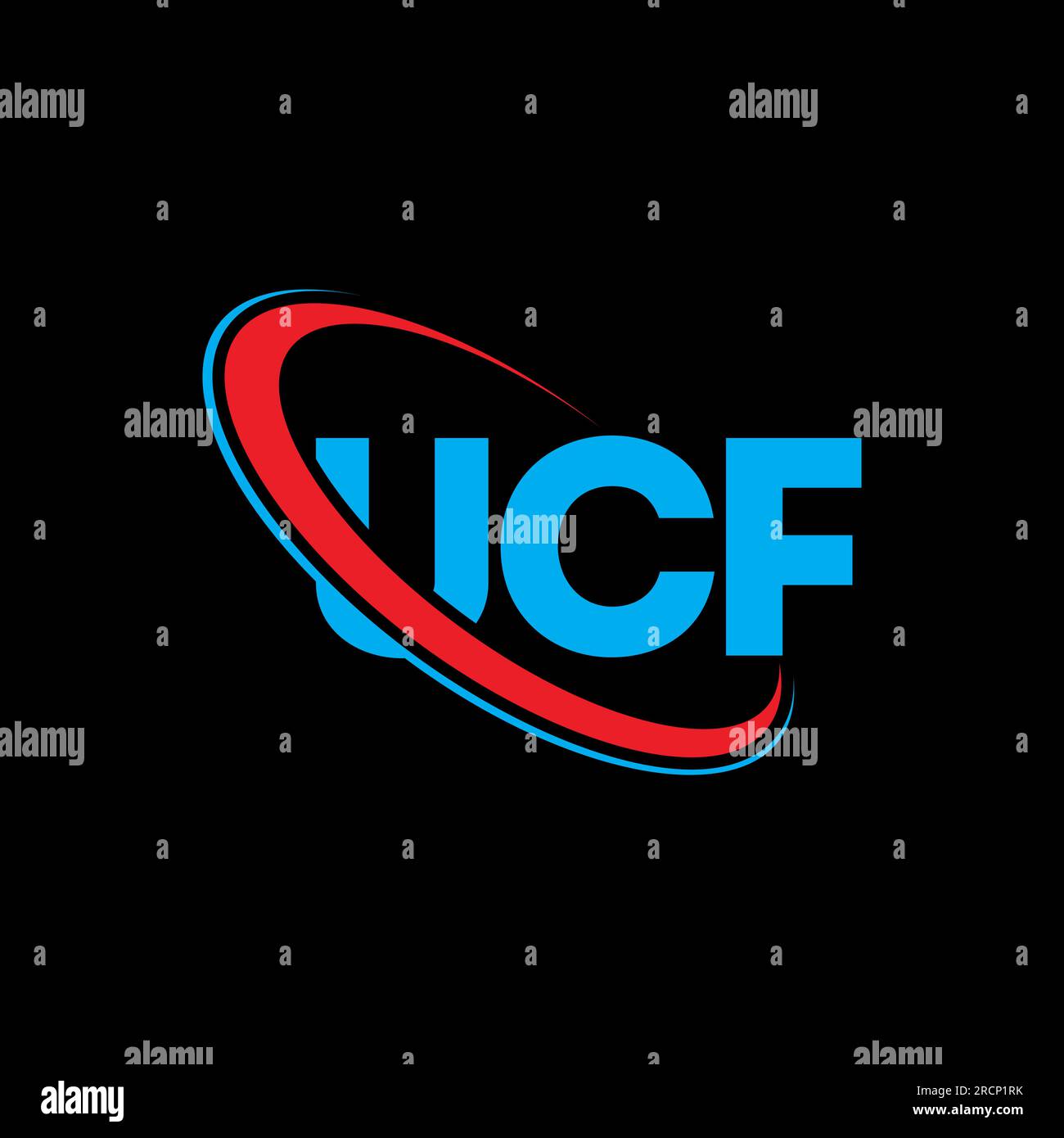 UCF logo. UCF letter. UCF letter logo design. Initials UCF logo linked ...