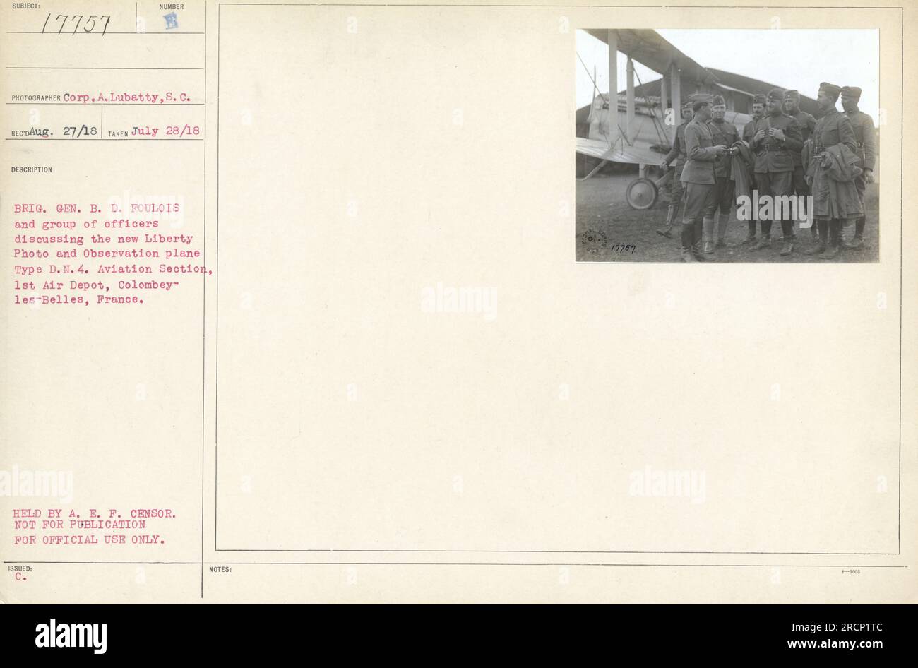 Liberty photo and observation plane hi-res stock photography and images ...