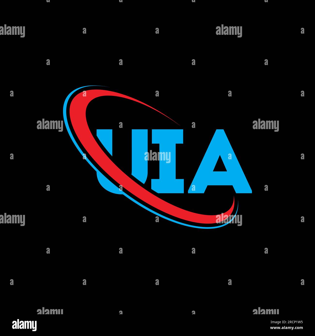 UIA logo. UIA letter. UIA letter logo design. Initials UIA logo linked ...