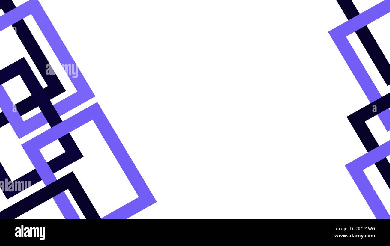 Blue and Dark Blue Outline Frames on White Copy Space Background Stock ...