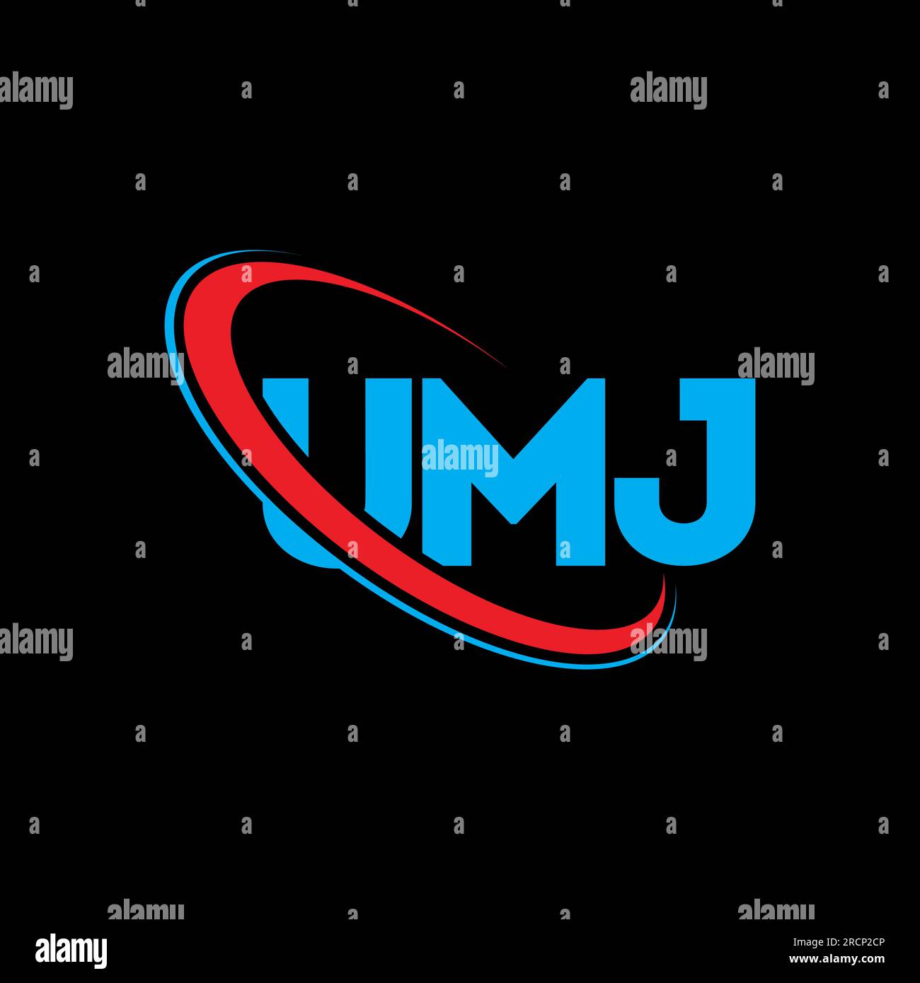 UMJ logo. UMJ letter. UMJ letter logo design. Initials UMJ logo linked ...