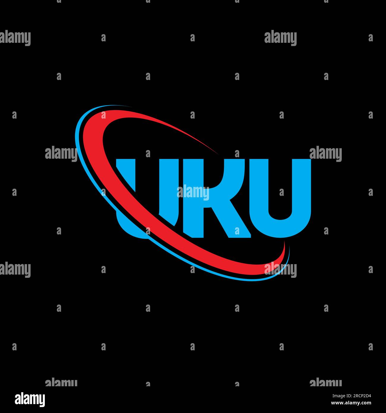 UKU logo. UKU letter. UKU letter logo design. Initials UKU logo linked ...
