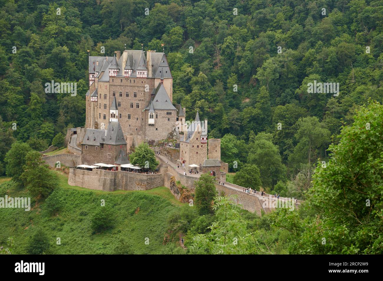 Wierschem, GERMANY - 15.07.23: View of Historical the Burg Eltz. Castle ...
