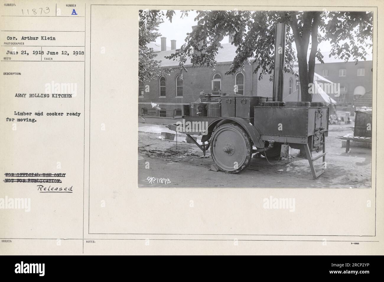 Army rolling kitchen hi-res stock photography and images - Alamy