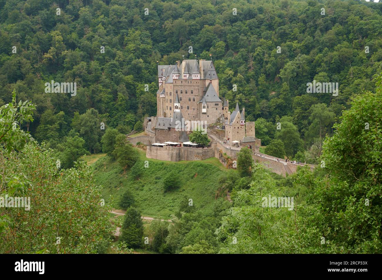 Wierschem, GERMANY - 15.07.23: View of Historical the Burg Eltz. Castle ...