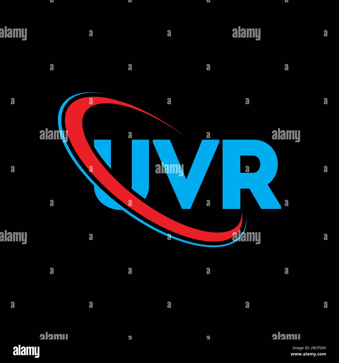 Uvr logo design Stock Vector Images - Alamy