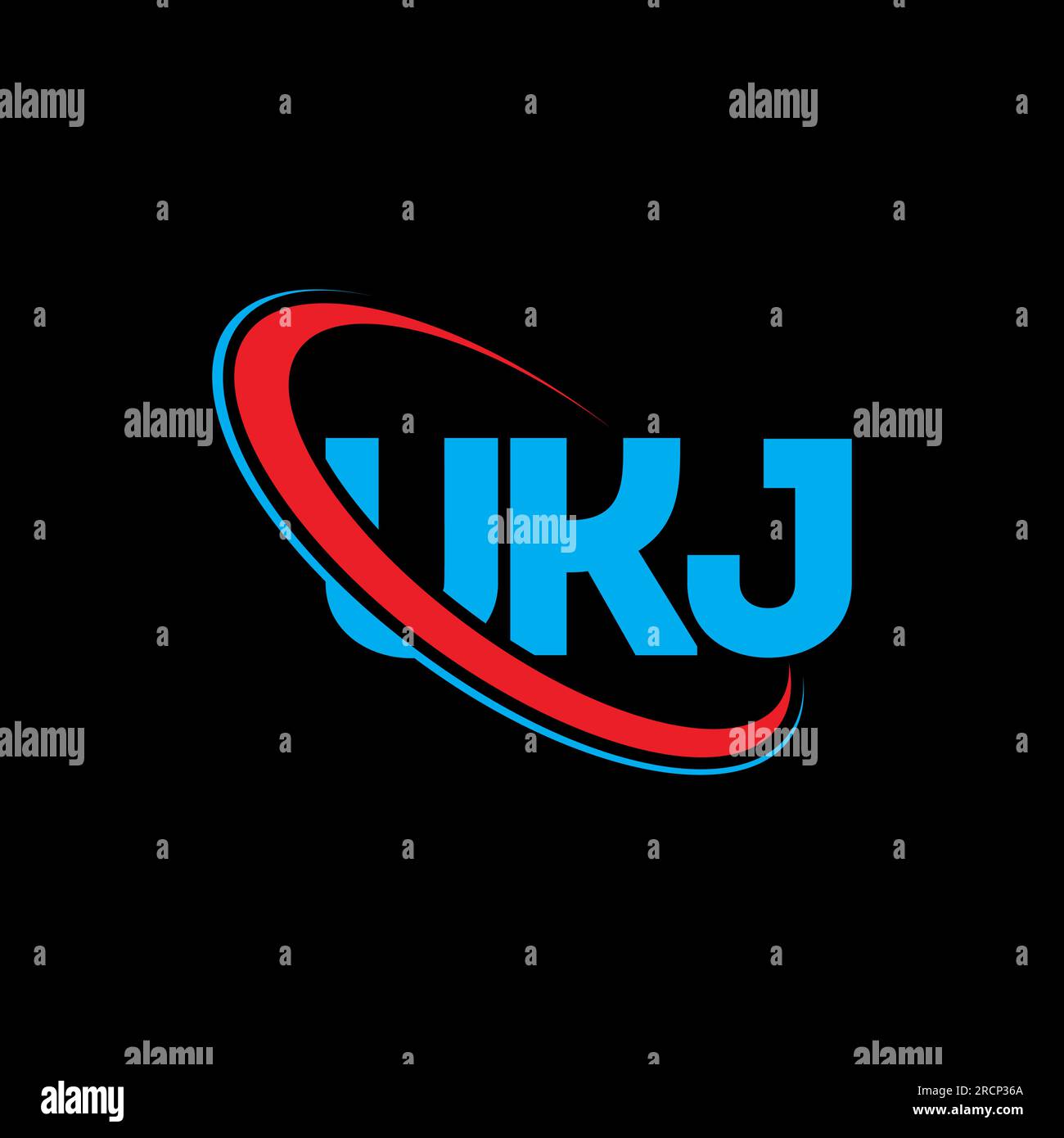 Ukj minimalist logo Stock Vector Images - Alamy