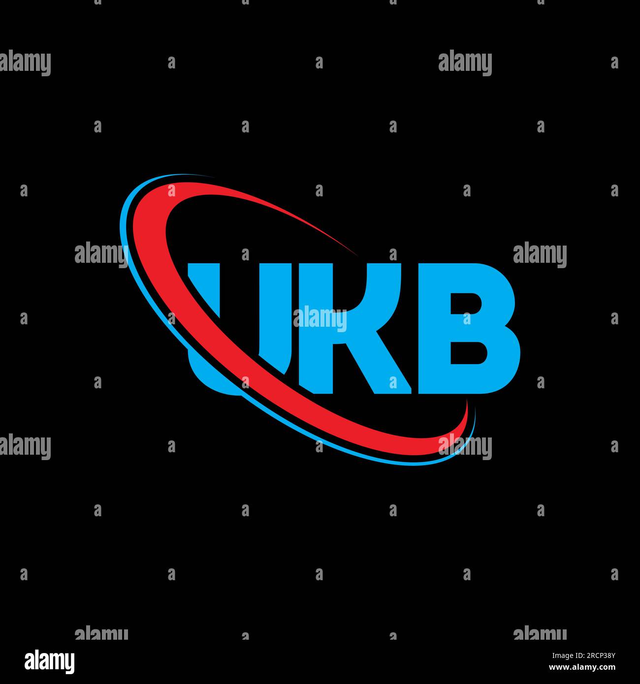 UKB logo. UKB letter. UKB letter logo design. Initials UKB logo linked ...