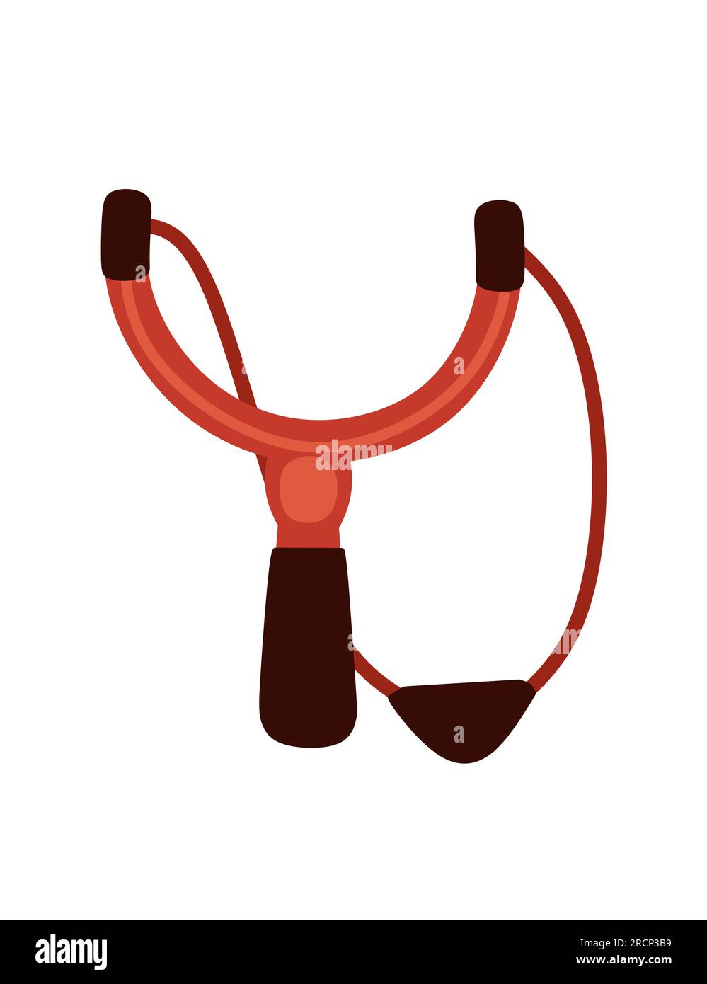 Professional slingshot with plastic handle vector illustration isolated ...