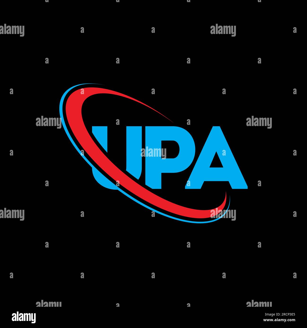 UPA logo. UPA letter. UPA letter logo design. Initials UPA logo linked ...