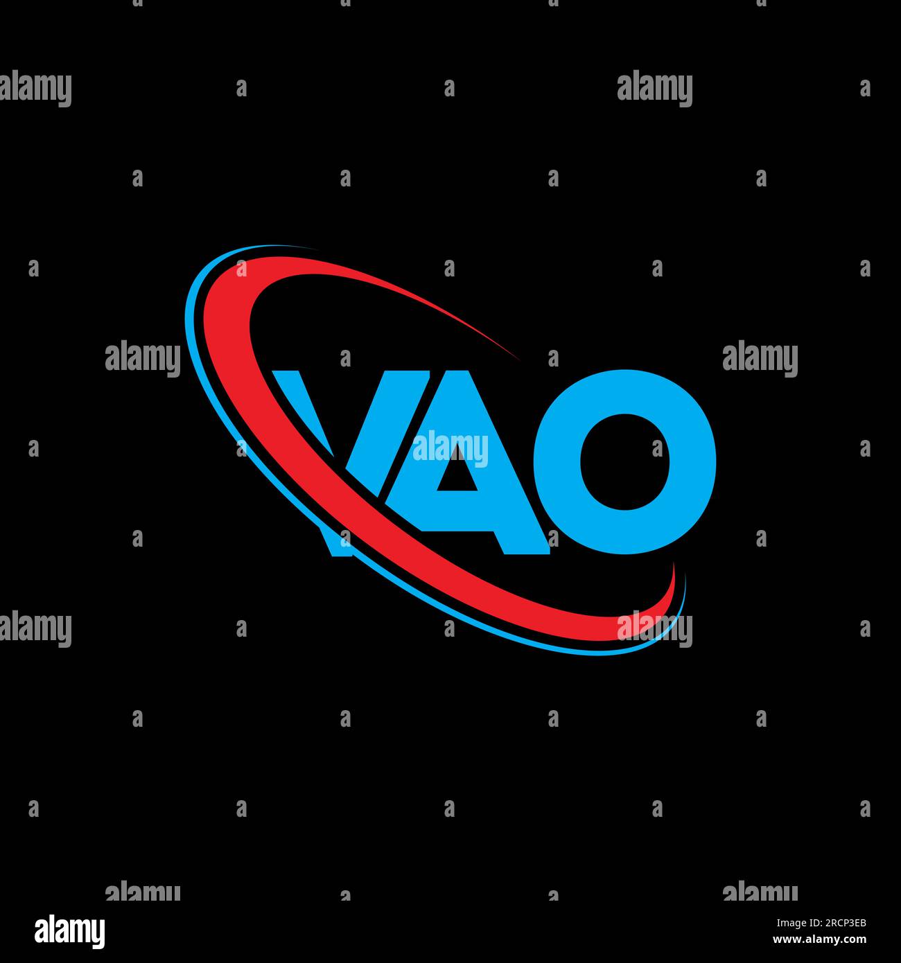 VAO logo. VAO letter. VAO letter logo design. Initials VAO logo linked ...