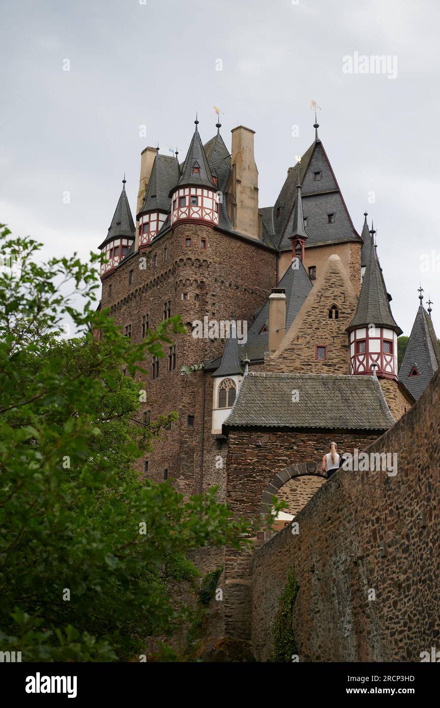 Wierschem, GERMANY - 15.07.23: View of Historical the Burg Eltz. Castle ...