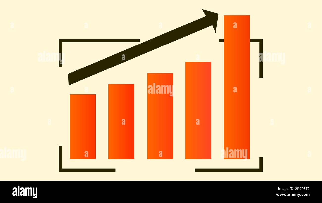 Breaking Through The Charts Business Vector Graphics Stock Vector Image ...