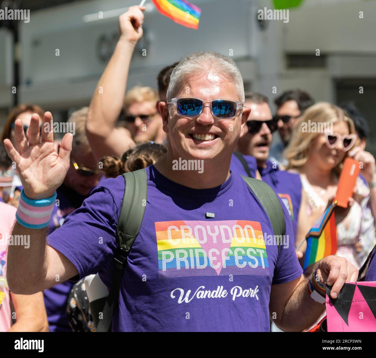 Croydon, UK. 15 July 2023. Pride, Croydon Credit: A.Bennett Stock Photo ...