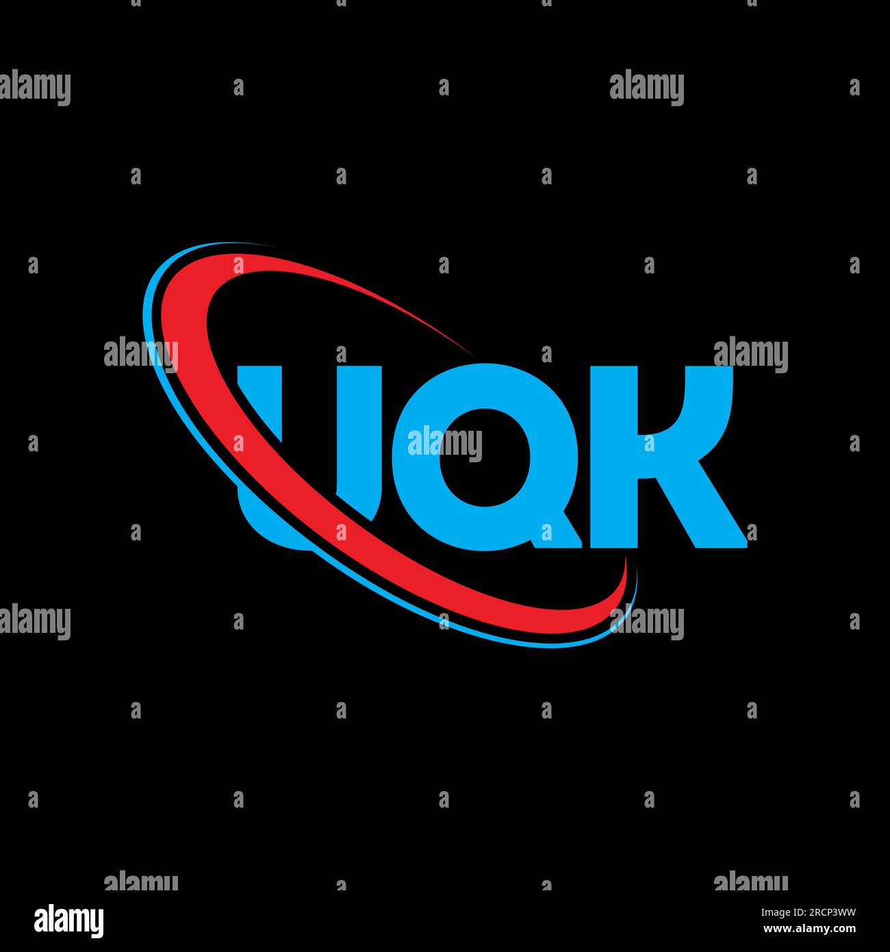 UQK logo. UQK letter. UQK letter logo design. Initials UQK logo linked ...