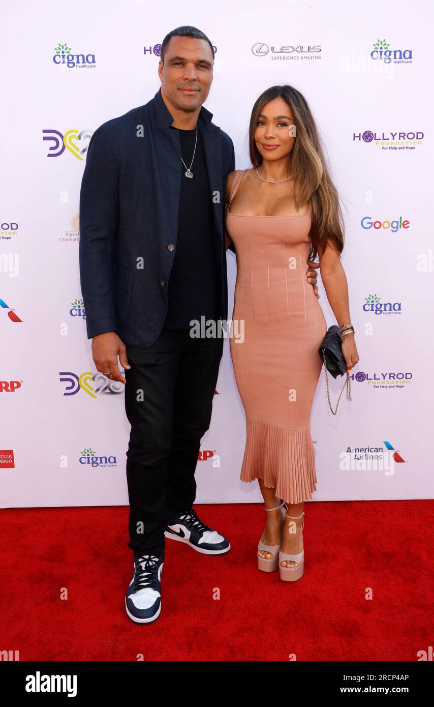 15 July 2023 Los Angeles, California - Tony Gonzalez, October Gonzalez ...