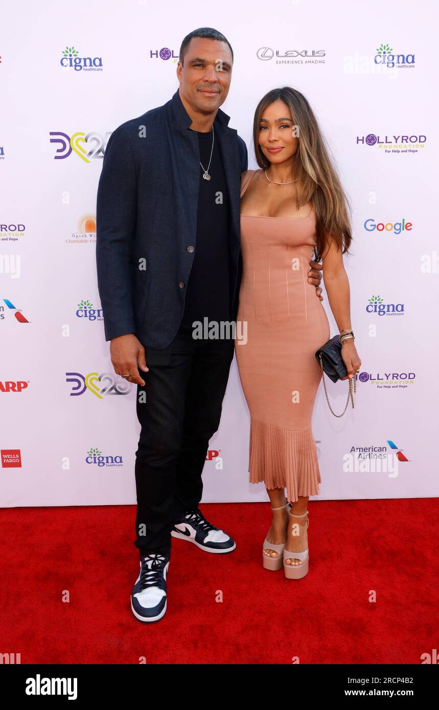 15 July 2023 Los Angeles, California - Tony Gonzalez, October Gonzalez ...