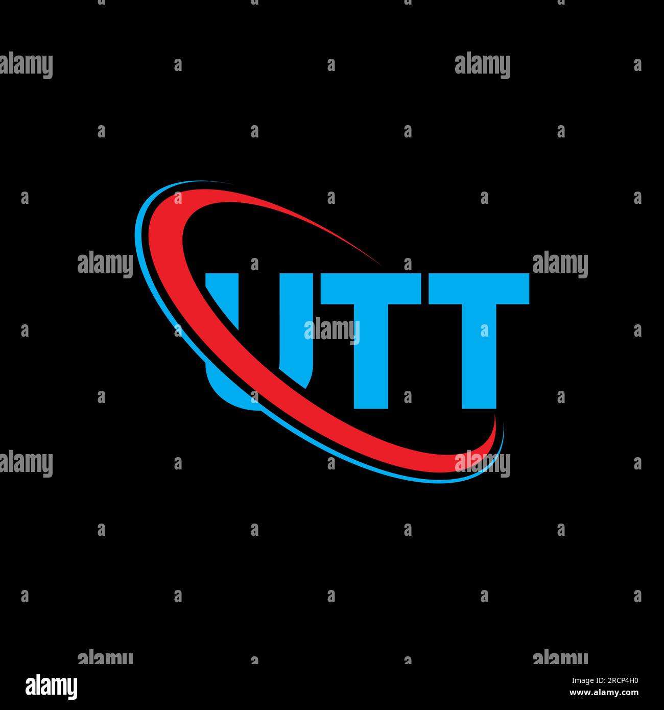 UTT logo. UTT letter. UTT letter logo design. Initials UTT logo linked ...