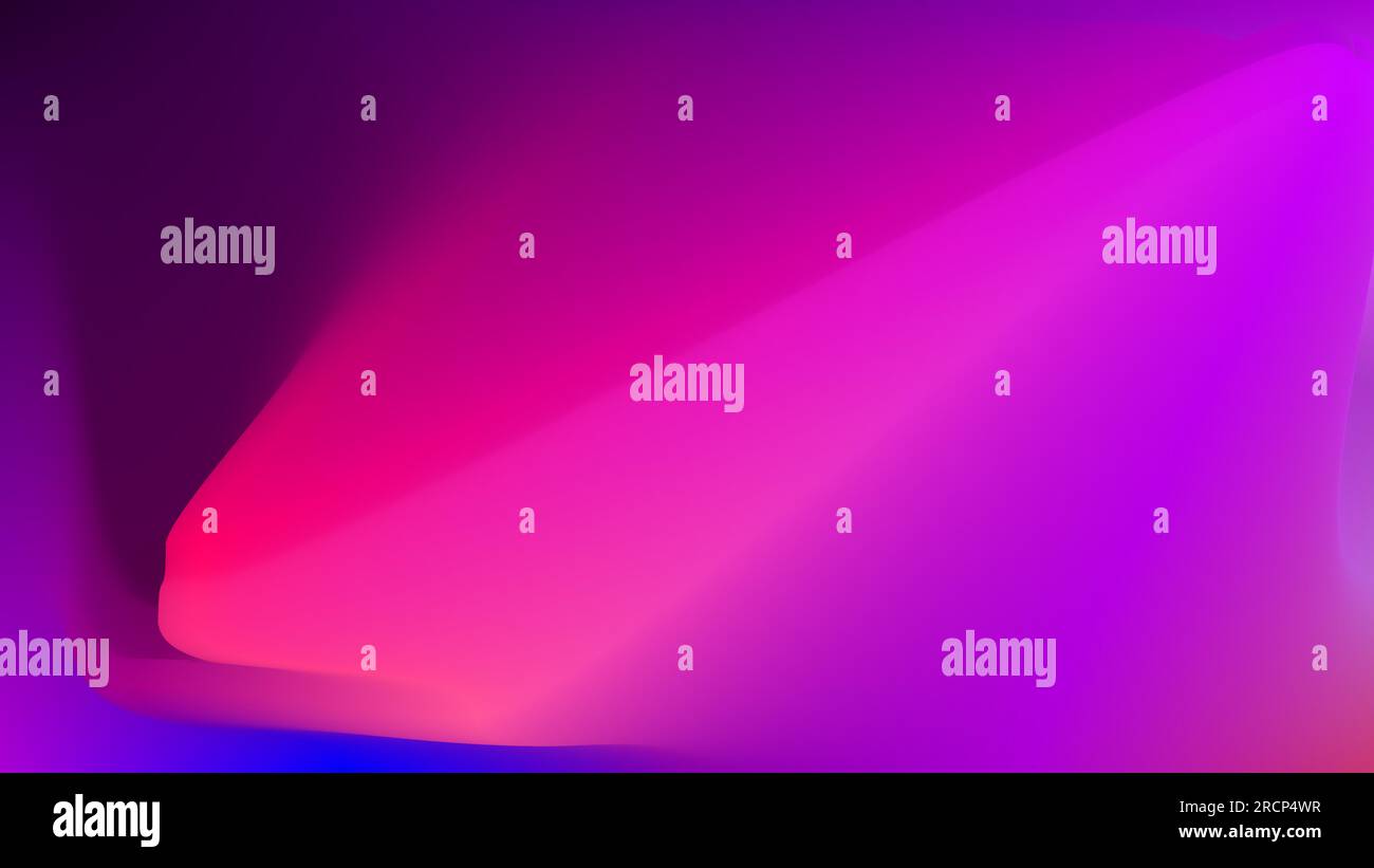 Neon Twilight Purple Pink Wave Elegant Gradient Background Stock Vector ...