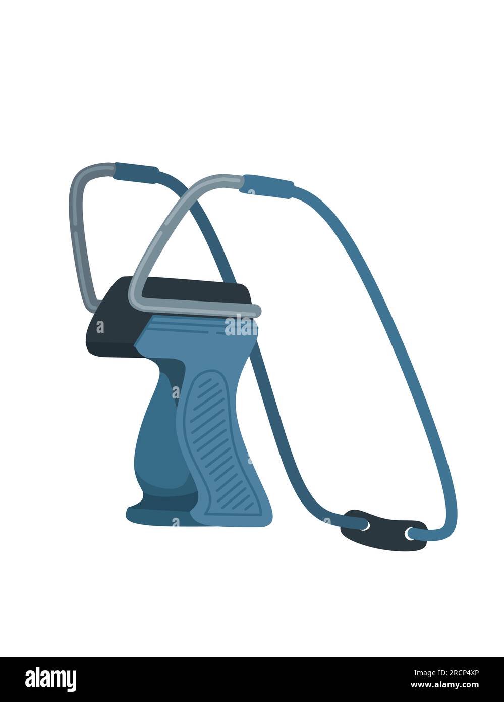 Professional slingshot with plastic handle vector illustration isolated ...