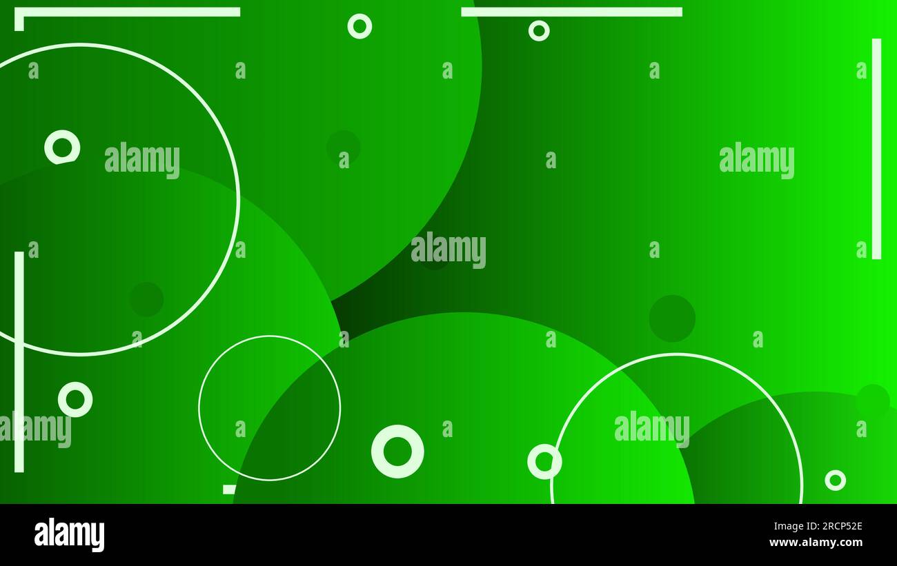 Green nature circles over abstract gradient background Stock Vector ...