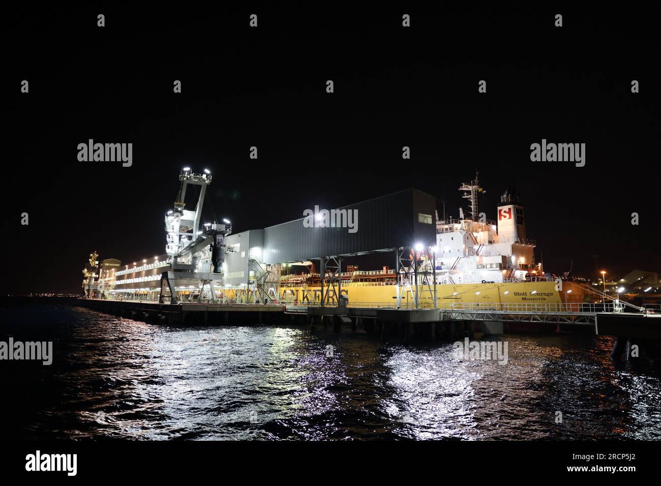 Ship night port side hi-res stock photography and images - Alamy