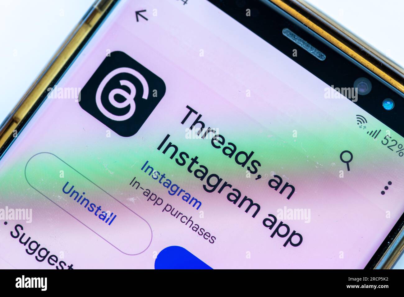 London. UK-07.07.2023. The new Meta social messaging app Threads as ...