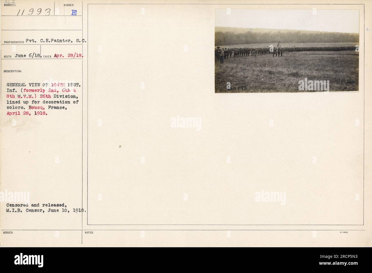 104th regiment hi-res stock photography and images - Alamy