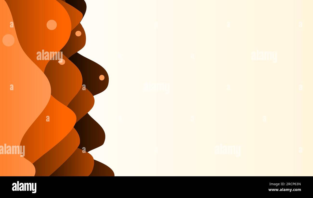 Terracotta cliff frame abstract gradient background Stock Vector Image ...