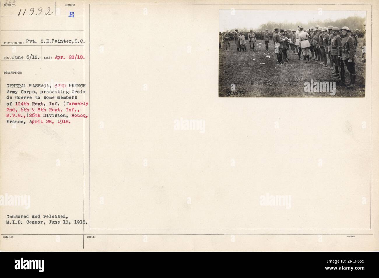 104th infantry regiment hi-res stock photography and images - Alamy