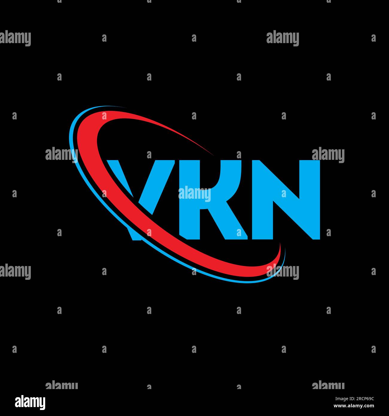 VKN logo. VKN letter. VKN letter logo design. Initials VKN logo linked ...