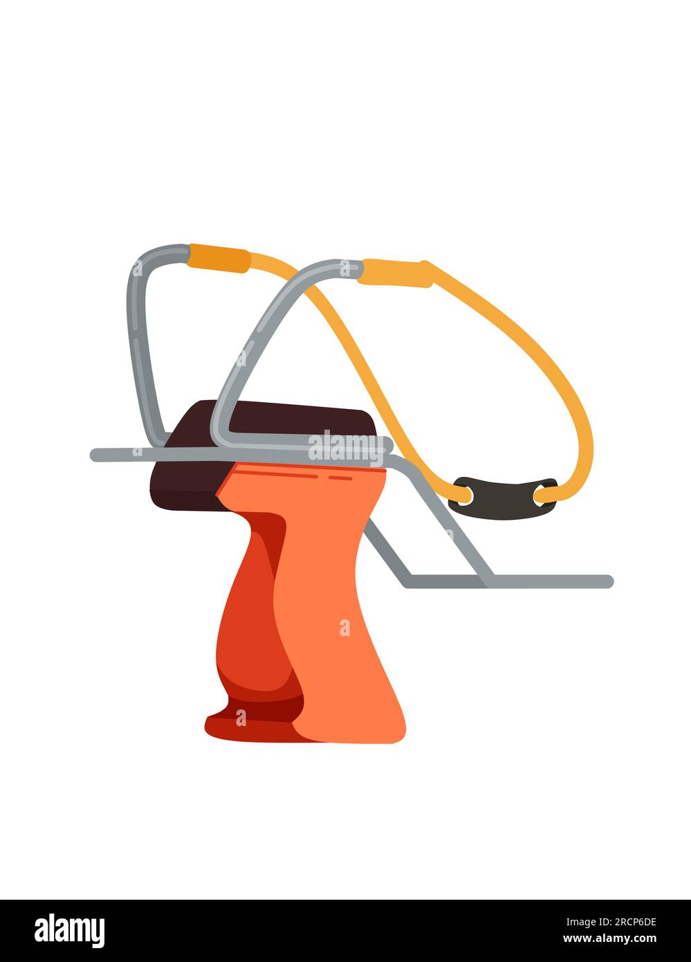 Professional slingshot with plastic handle vector illustration isolated ...