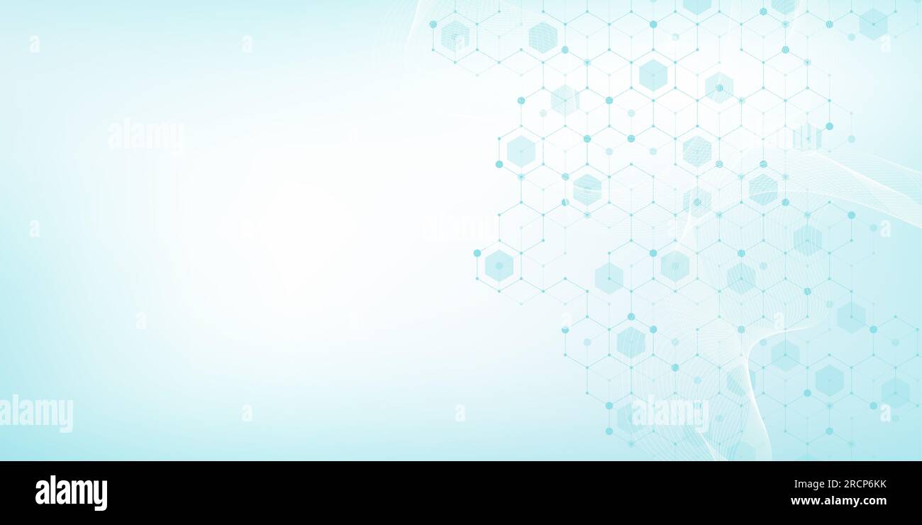 Abstract biology and pharmaceutical technology background. Health care ...