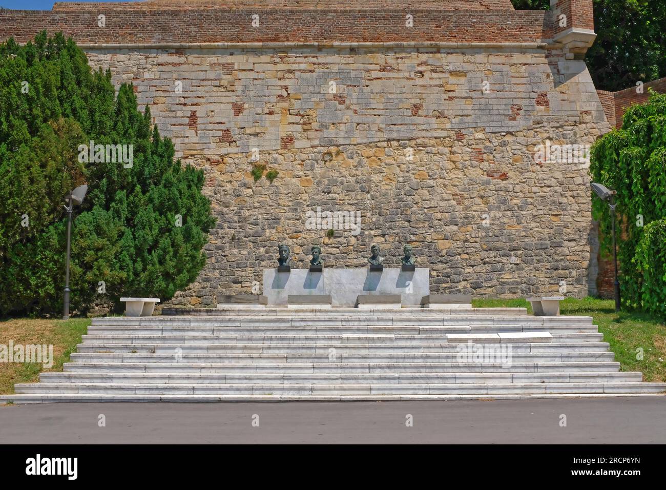 Belgrade, Serbia - July 5, 2021: Memorial landmark tomb of people ...