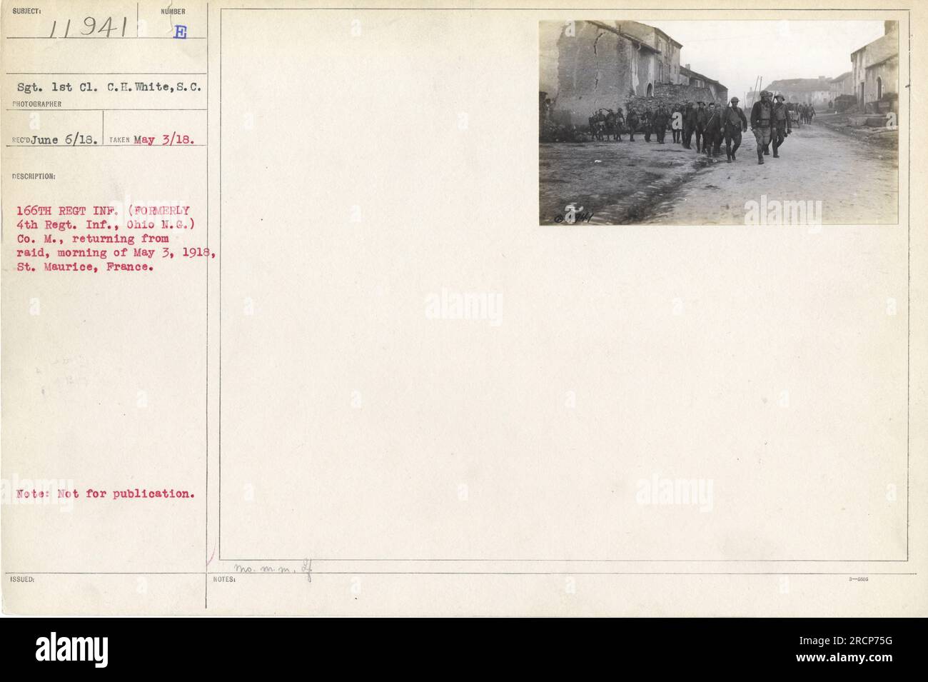 166th regt inf hi-res stock photography and images - Alamy