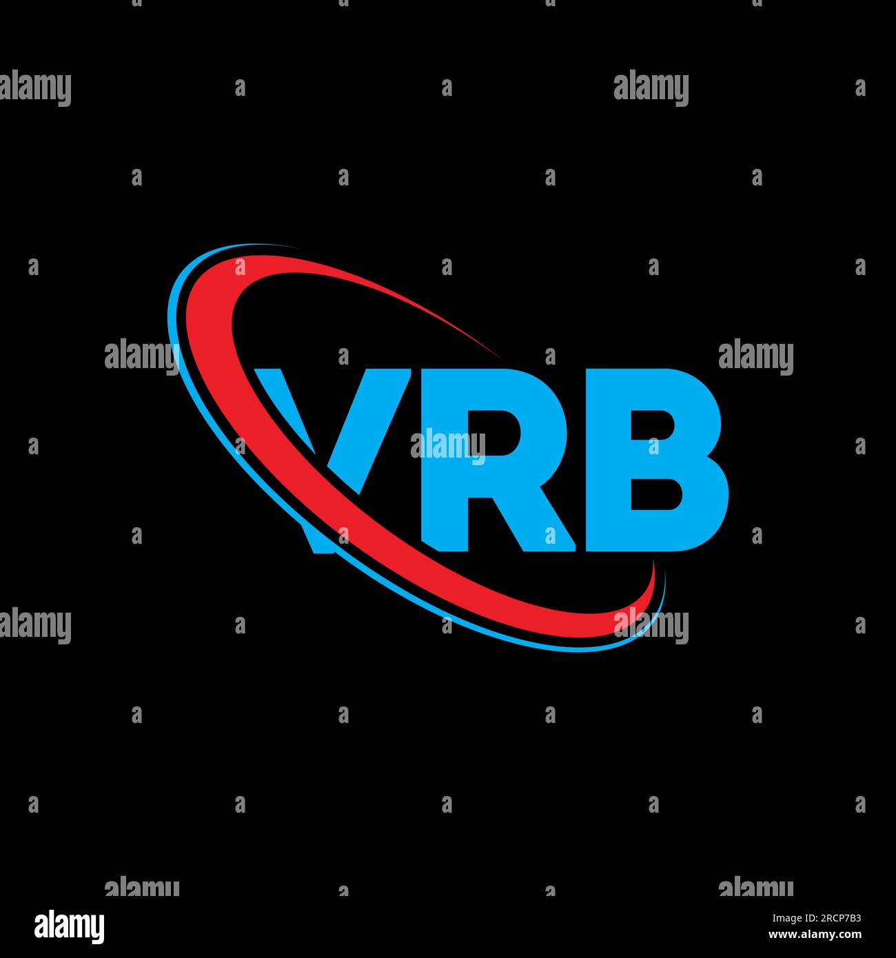 VRB logo. VRB letter. VRB letter logo design. Initials VRB logo linked ...