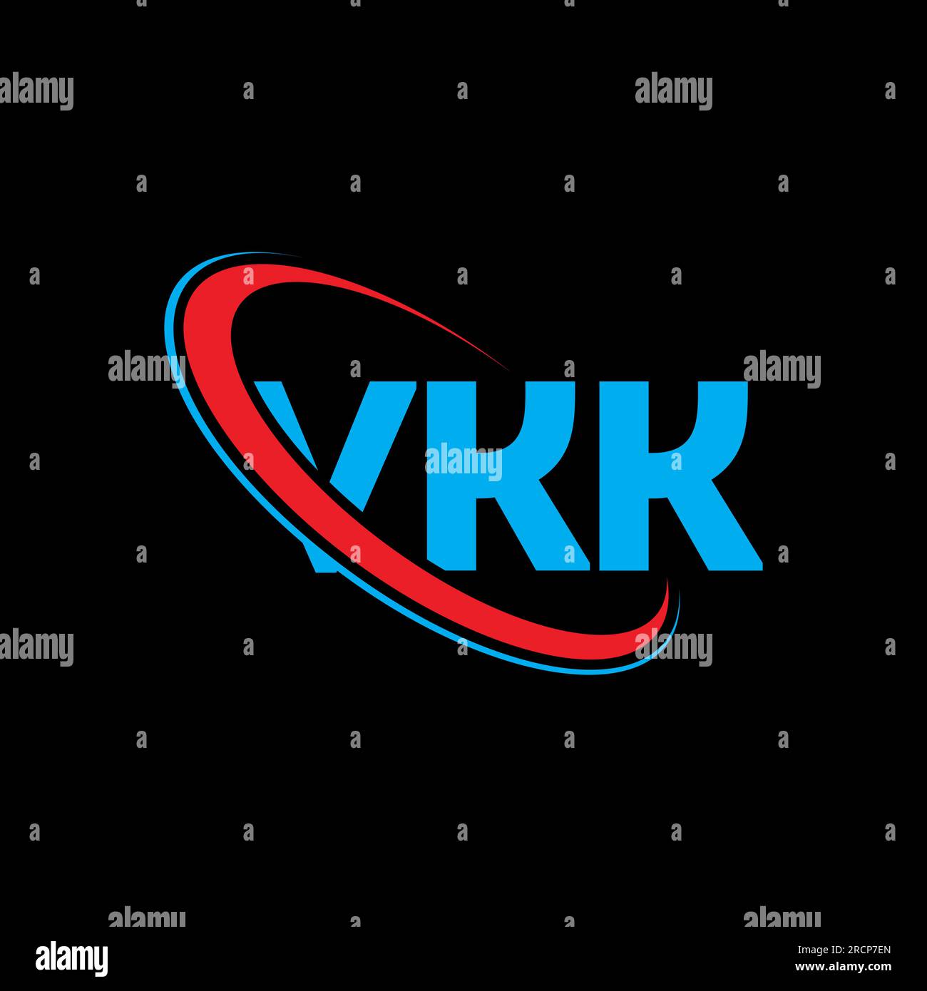 VKK logo. VKK letter. VKK letter logo design. Initials VKK logo linked ...