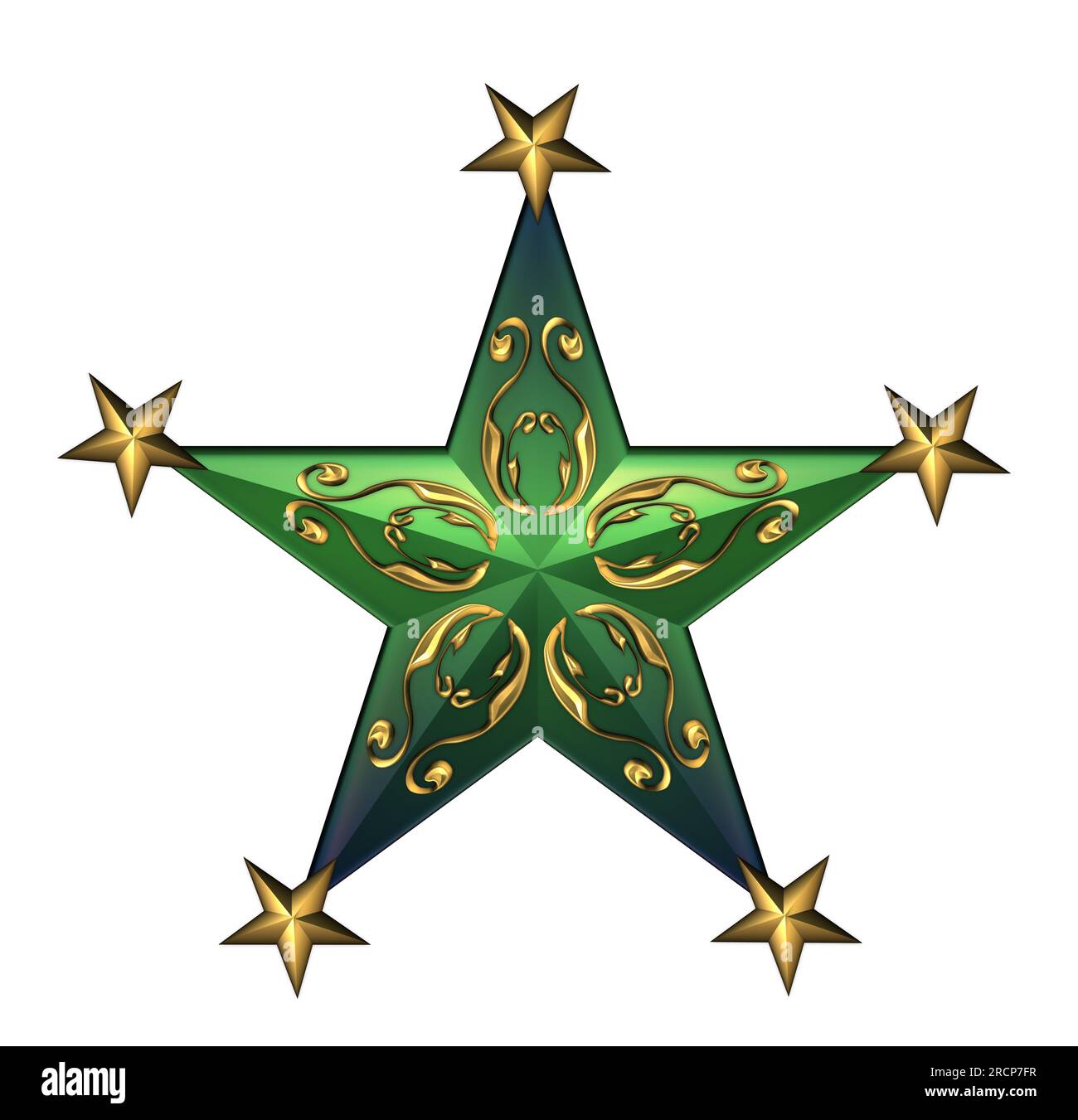 Luxury gold christmas tree decorations Cut Out Stock Images & Pictures ...