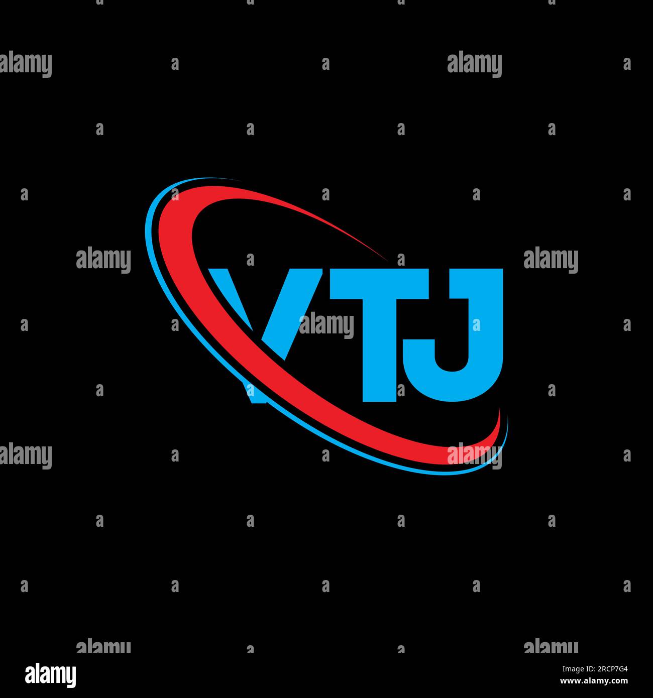 VTJ logo. VTJ letter. VTJ letter logo design. Initials VTJ logo linked ...