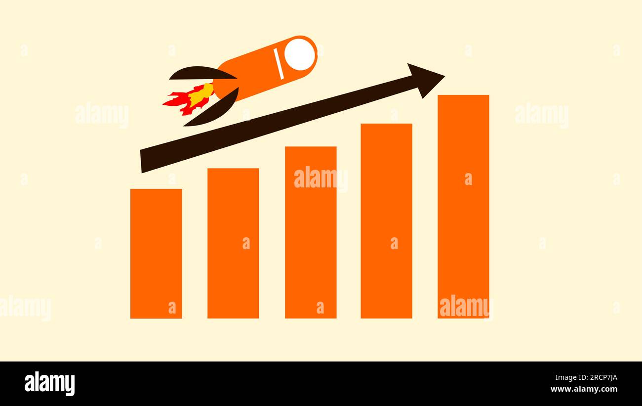 Rising Sales, Inflation and More Vector Stock Vector Image & Art - Alamy