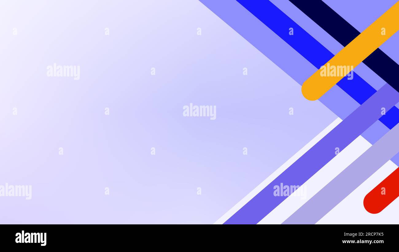 Ribbon multicolor strips with blue gradient abstract background Stock ...