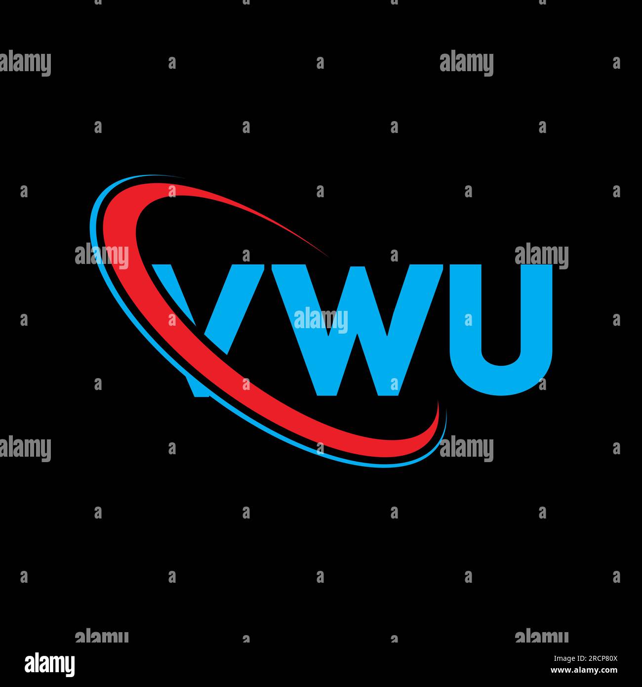 VWU logo. VWU letter. VWU letter logo design. Initials VWU logo linked ...
