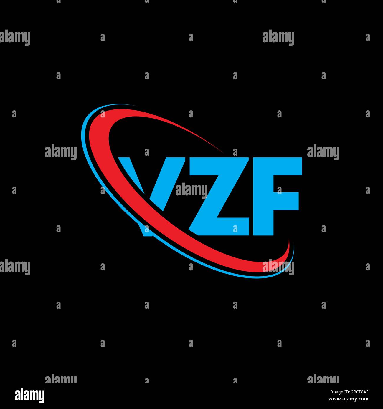 VZF logo. VZF letter. VZF letter logo design. Initials VZF logo linked ...