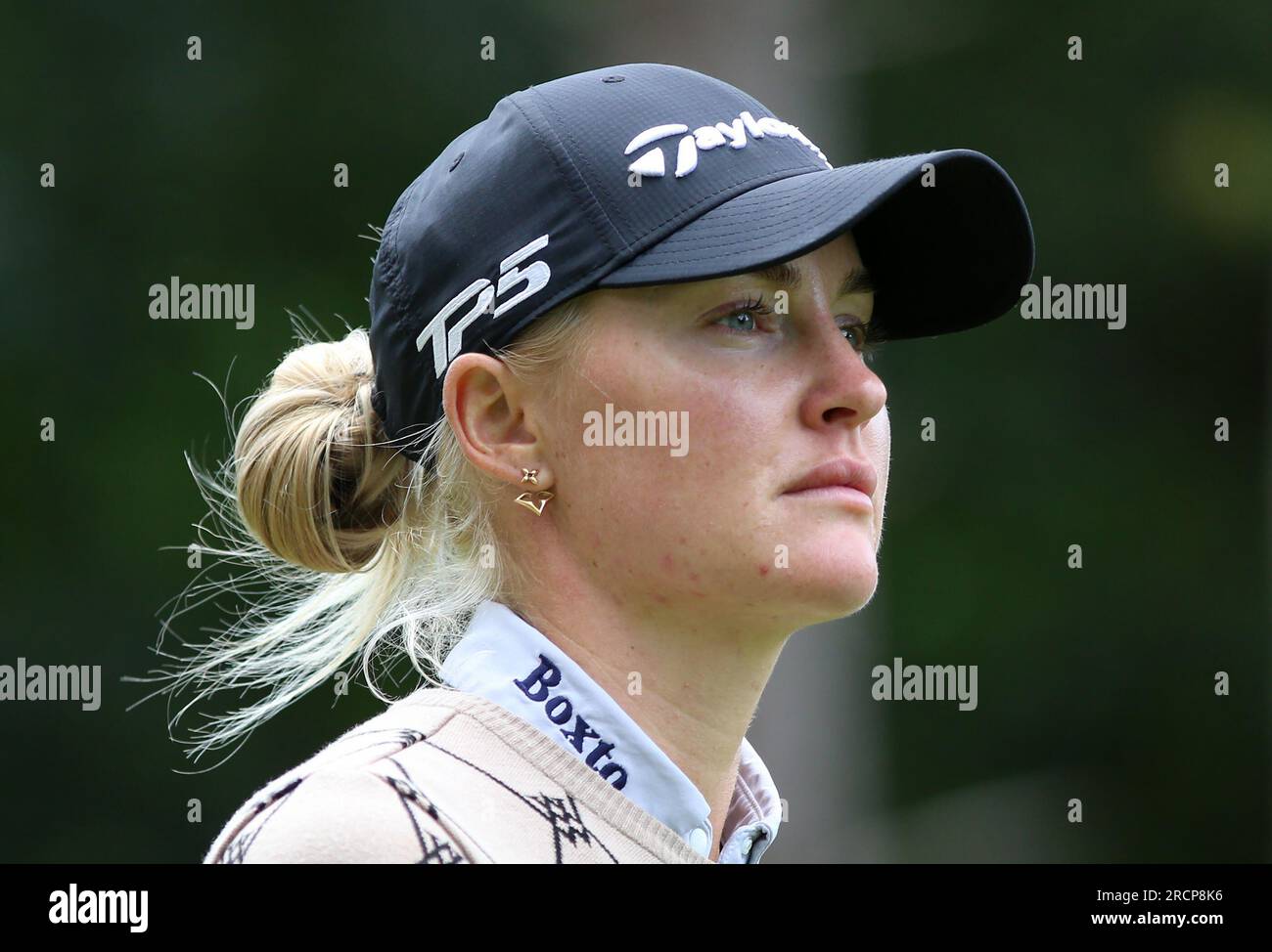 Charley Hull on day three of the 2023 Aramco Team Series at the Centurion Club, Hertfordshire ...